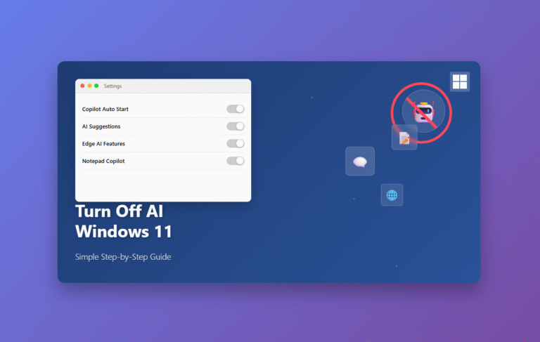 How to Turn Off Microsoft AI Features - AI Tools Daddy